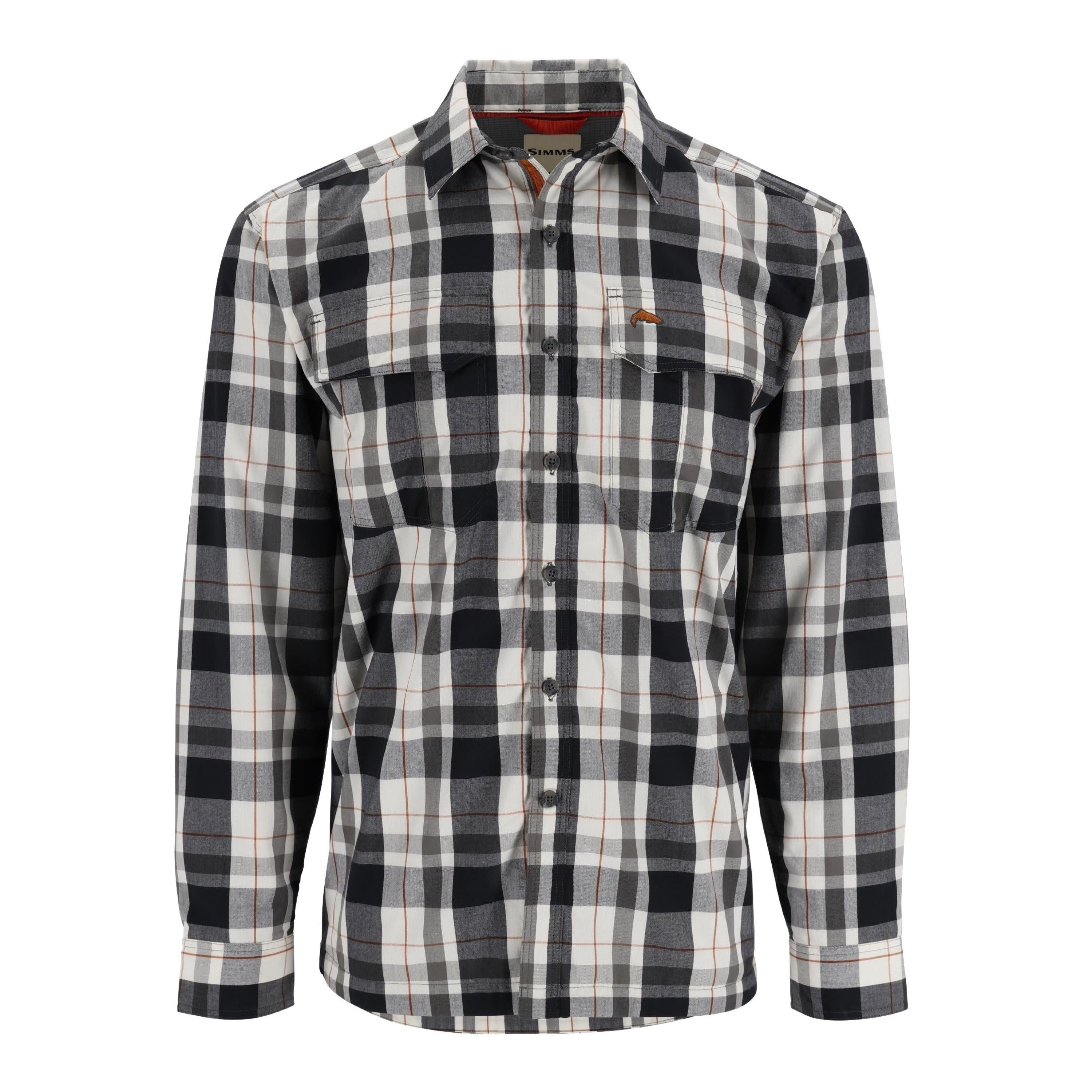 Simms M's ColdWeather Shirt Gunmetal Logan Plaid | Mossy Simms M's ColdWeather Shirt Gunmetal Logan Plaid | Mossy