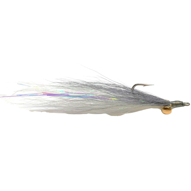 Clouser Minnow Gray Over White | Mossy Creek Fly Fishing